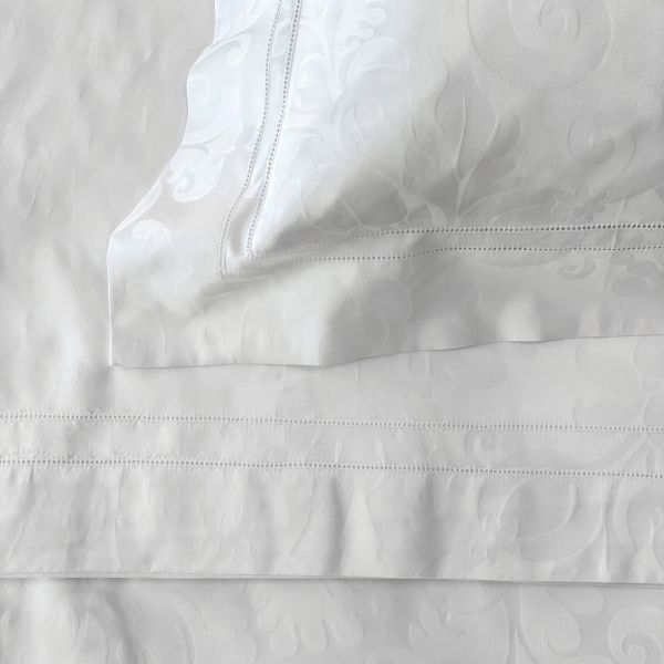 Adelchi Classic Floral Italian Jacquard Sheets | ANICHINI