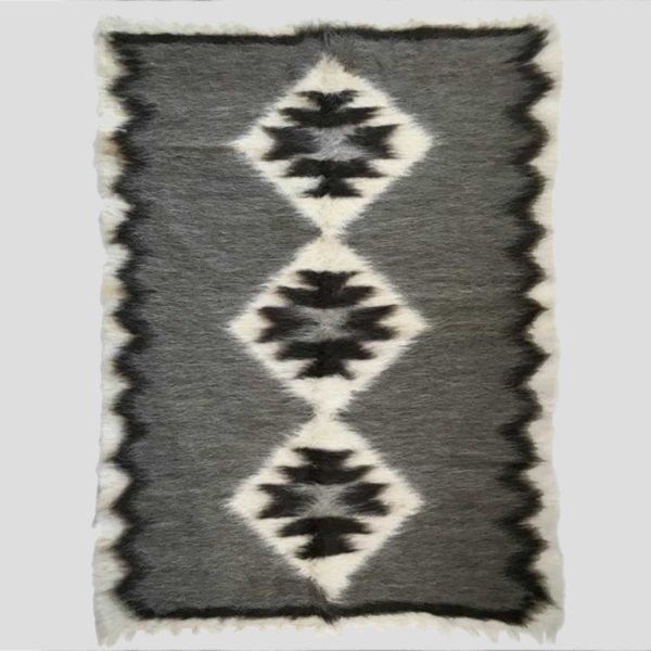 ANICHINI | Diamond Brushed Wool Rugs - Natural Handmade Wool Rugs