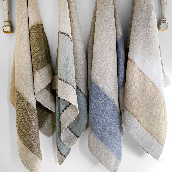 Natte Organic Linen Bath Sheets - Rustic & Modern Linen Towels