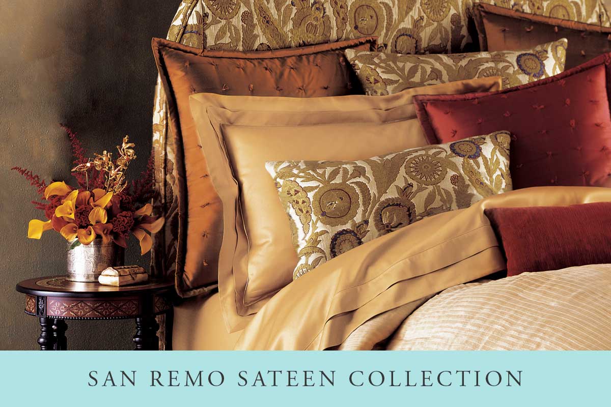 The Silkiest Luxury Italian Sateen Sheets | ANICHINI Sateen Collection