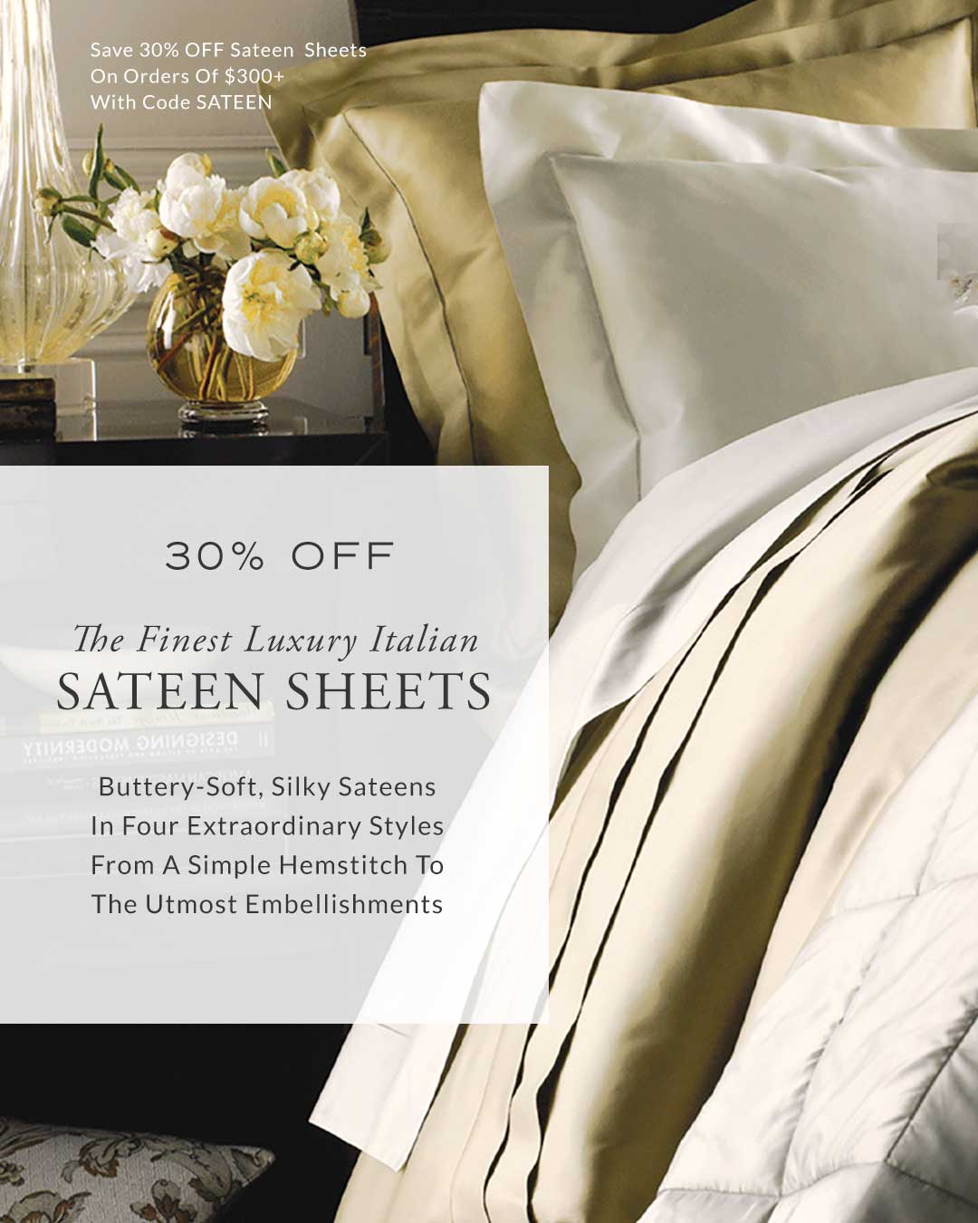 SALE | ANICHINI Luxury Linens and Home Furnishings